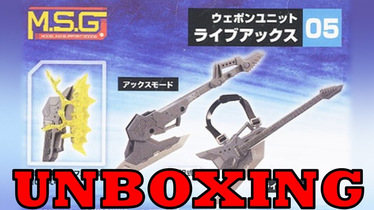 [M.S.G.] #05 Live Axe -Unboxing (Español)- - YouTube