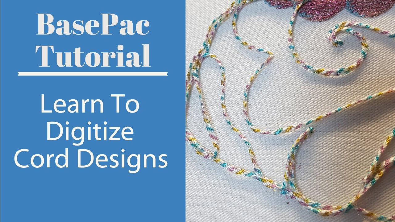 Learn How To Digitize Cording Design - YouTube
