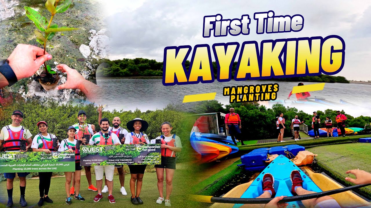 Thrilling First-Time Kayaking Experience in UAE [4K] - YouTube