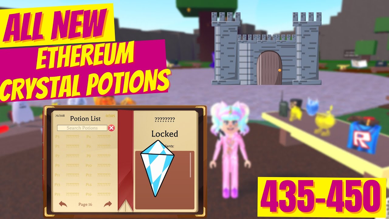 All New ETHEREUM CRYSTAL Potions Wacky Wizards - YouTube