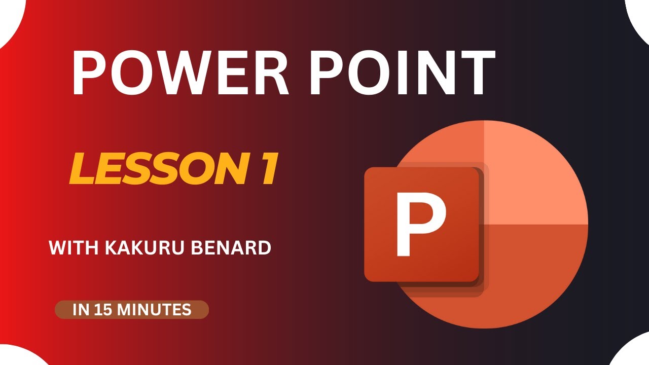 Power Point Lesson 1 - YouTube