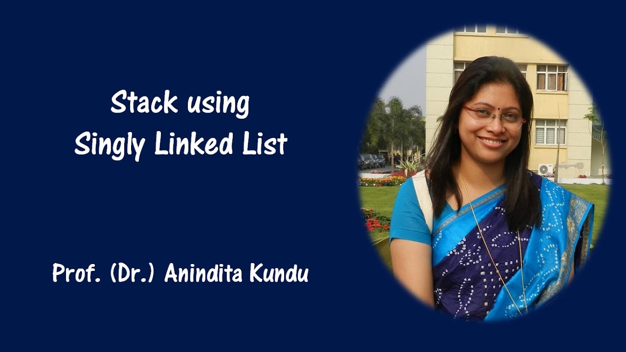 Stack using a Singly Linked List - YouTube