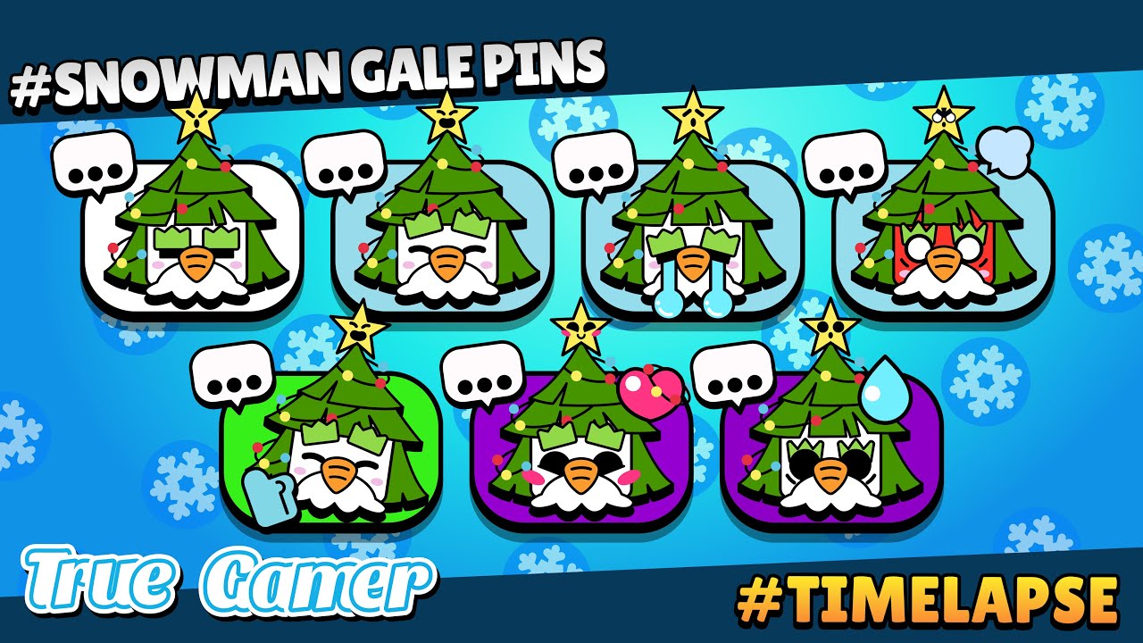 Making Snowman Gale Pins - Timelapse - YouTube