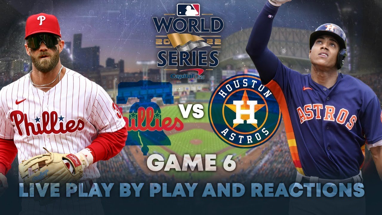 Philadelphia Phillies vs Houston Astros Live Play-By-Play & Reactions I ...