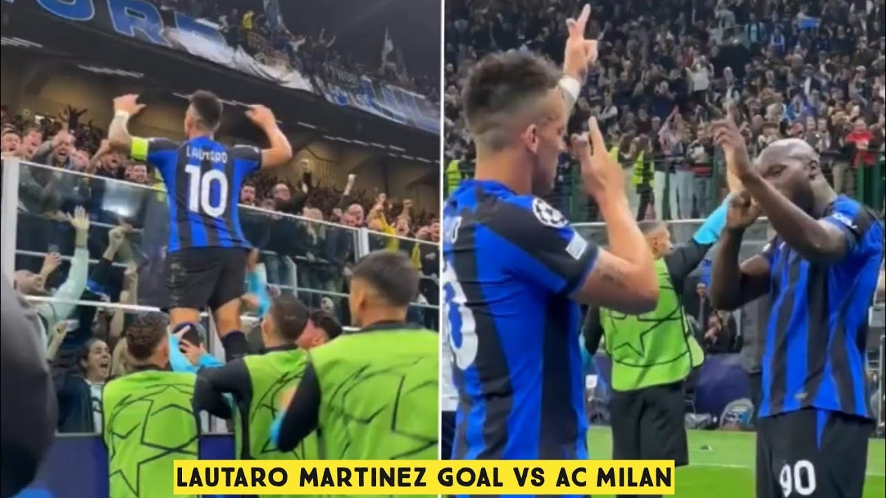 😍 Lautaro Martinez Goal vs AC Milan - YouTube