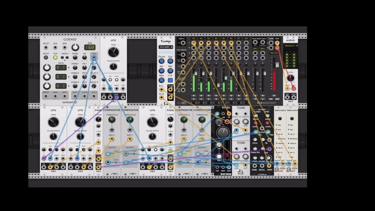 VCV Rack - Polyrhythm Generator - YouTube