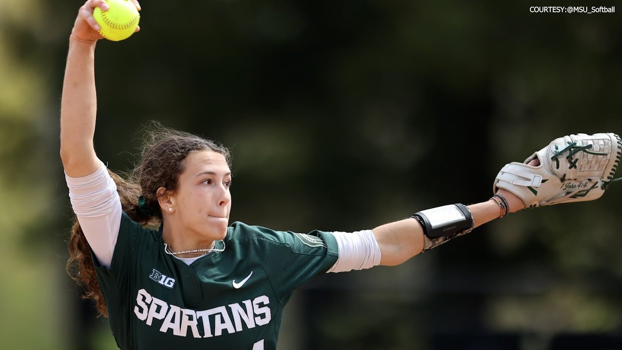 Faith Guidry throws 24th no-hitter in Michigan State Softball history ...