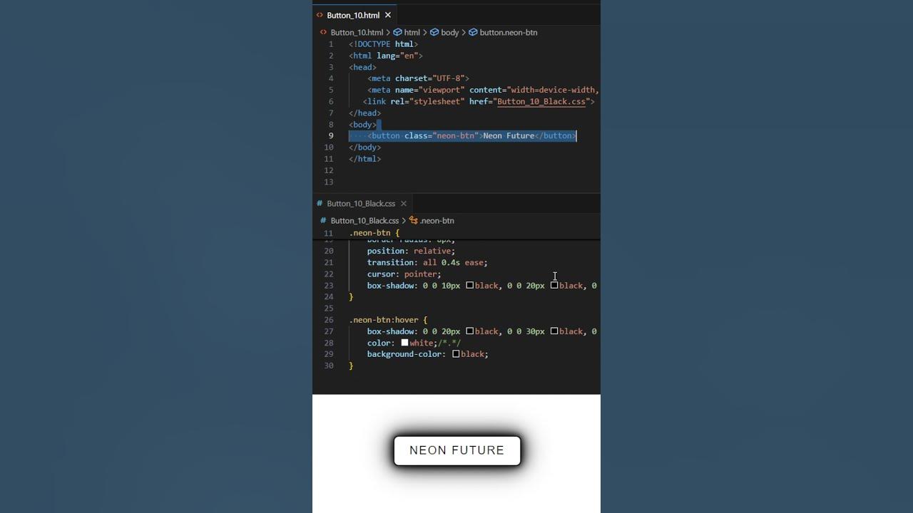 Button 10 Black Coding Learnhtml5andcss3 Webdesign Python