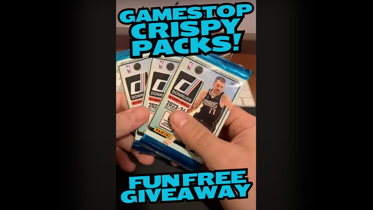 Gamestop crispy packs fun free giveaway 8-1 - YouTube