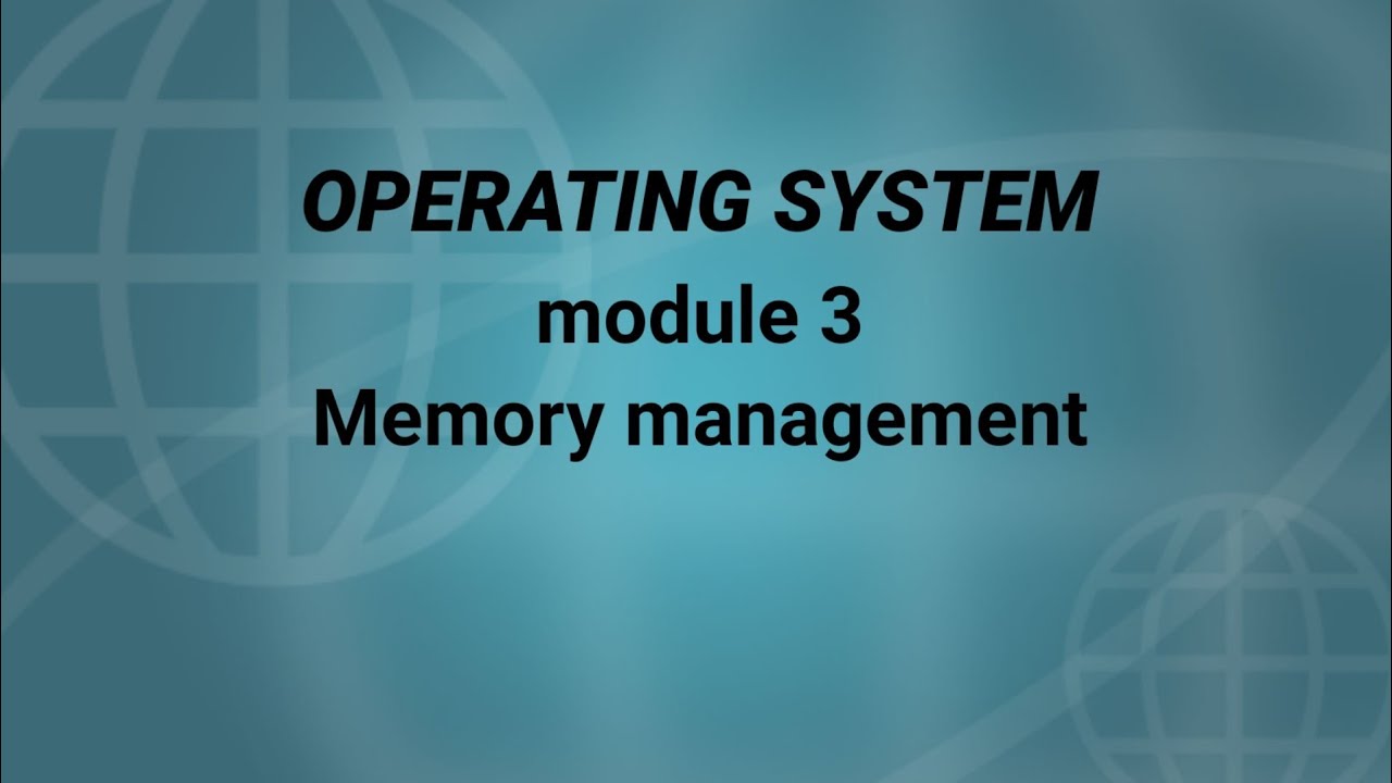 PART 1| introduction to memory management|Address Binding|OS |operating ...