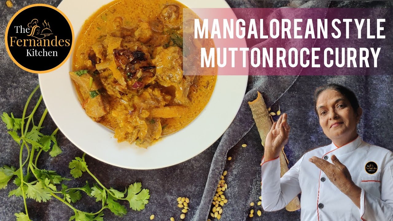 Mangalorean Style Mutton Rose Curry / Coconut Milk Curry ||Sunday ...