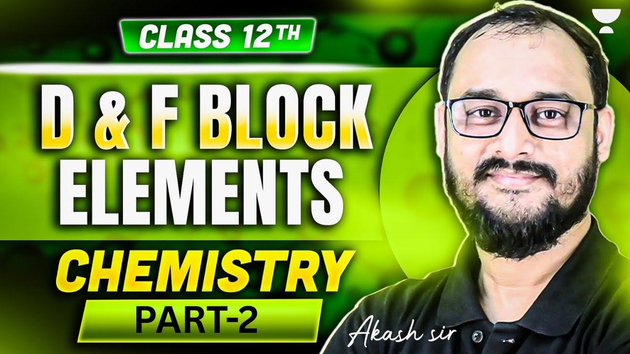 CBSE Class 12 Chemistry | D & F Block Elements: All Important Reactions ...
