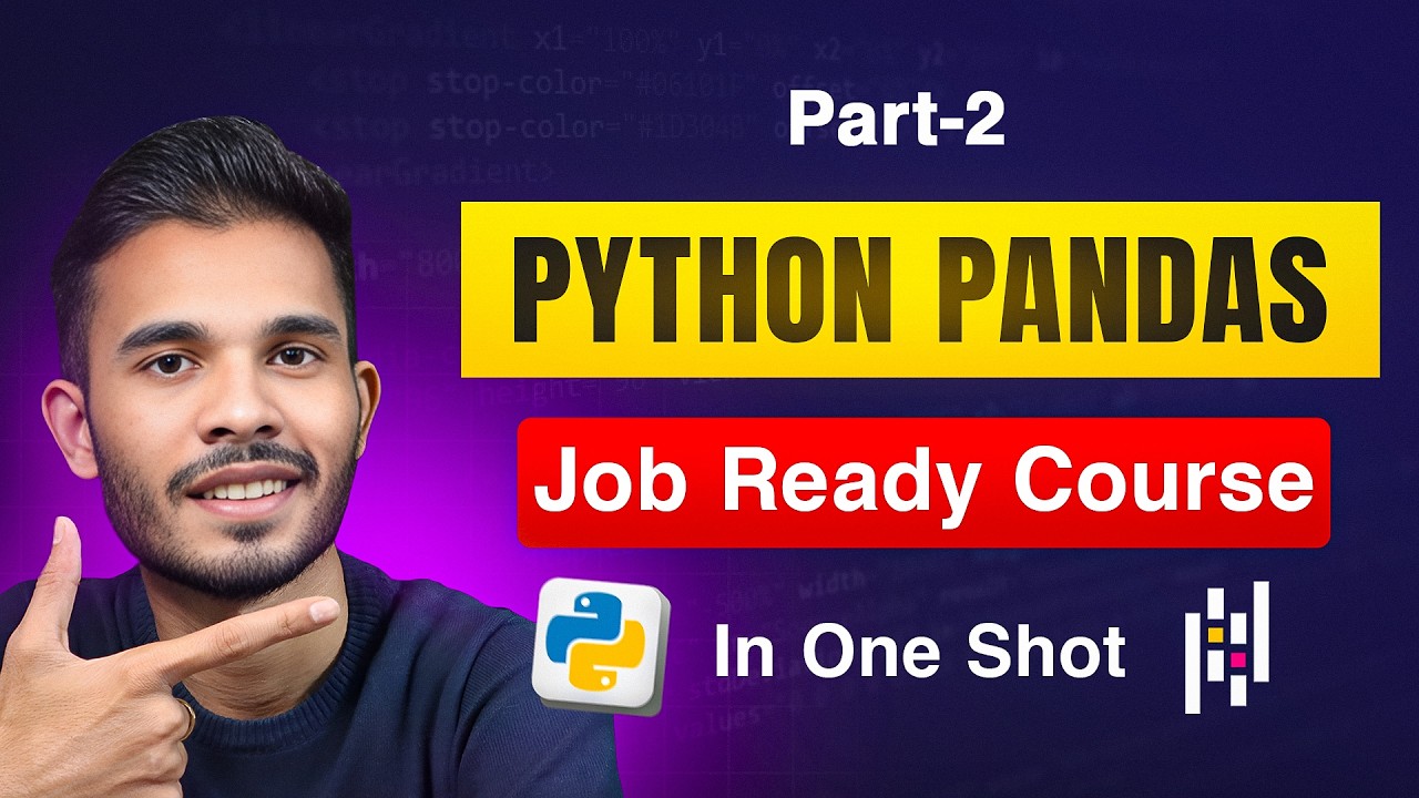 Advanced Pandas For Data Science And Analysis Pandas In Pythonseries 8671