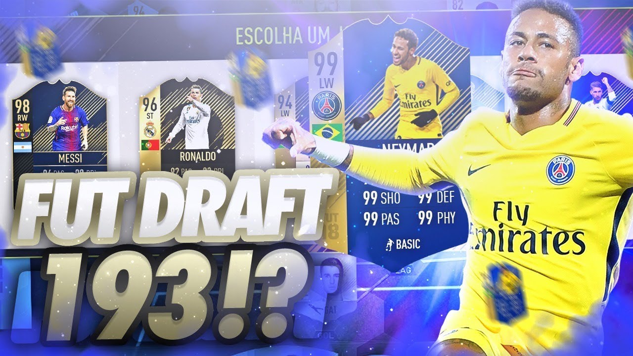FUT DRAFT 193!? É TOTS QUE EU QUERO! *NEYMAR DANDO SHOW COM MESSI TOTY ...