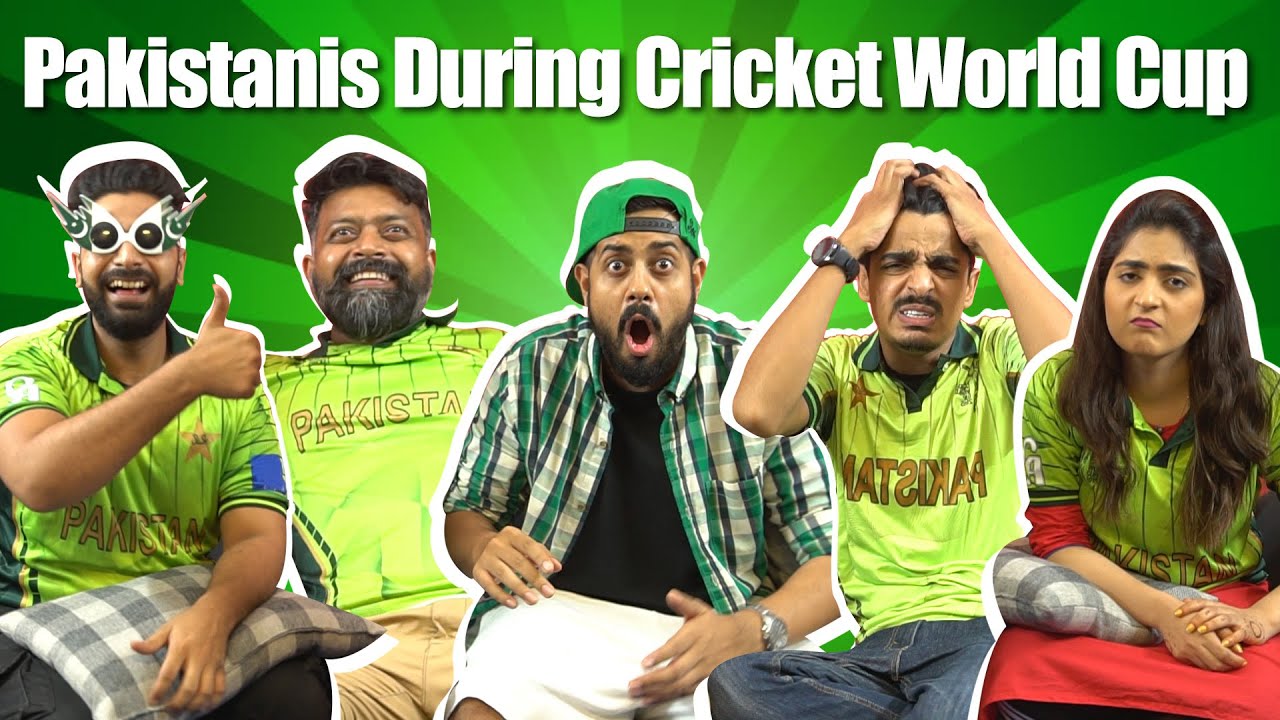 Pakistanis During CRICKET World Cup | Bekaar Films | Comedy Skit - YouTube