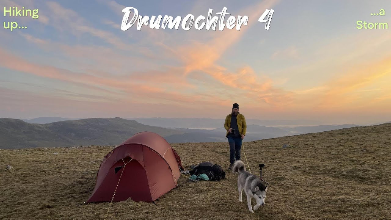 A summit camp and a pair of eagles on the Drumochter 4 - YouTube