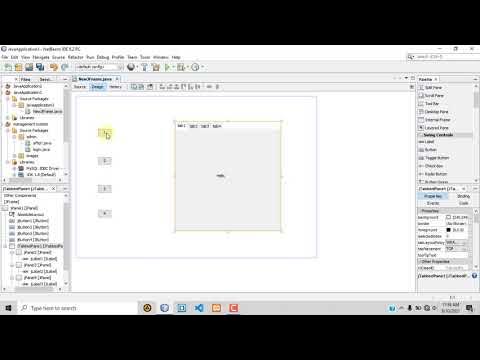 How to run multiple panels in one frame java netbeans - YouTube