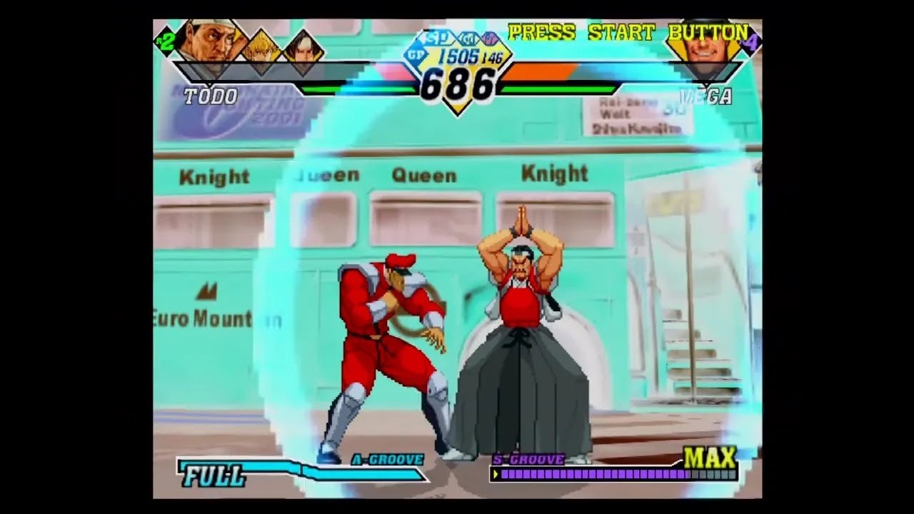 【PS2】CAPCOM VS. SNK 2 1 COIN CLEAR 藤堂、京、マキ (Aグルーヴ) - YouTube