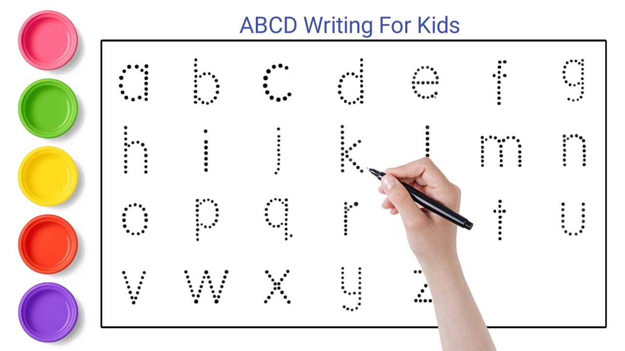 A for apple b for ball | abcd | phonics song | अ से अनार | Kids Video ...