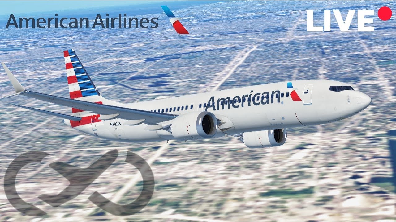 Infinite Flight LIVE 24.4: Miami to LaGuardia | American 737 MAX 8 ...