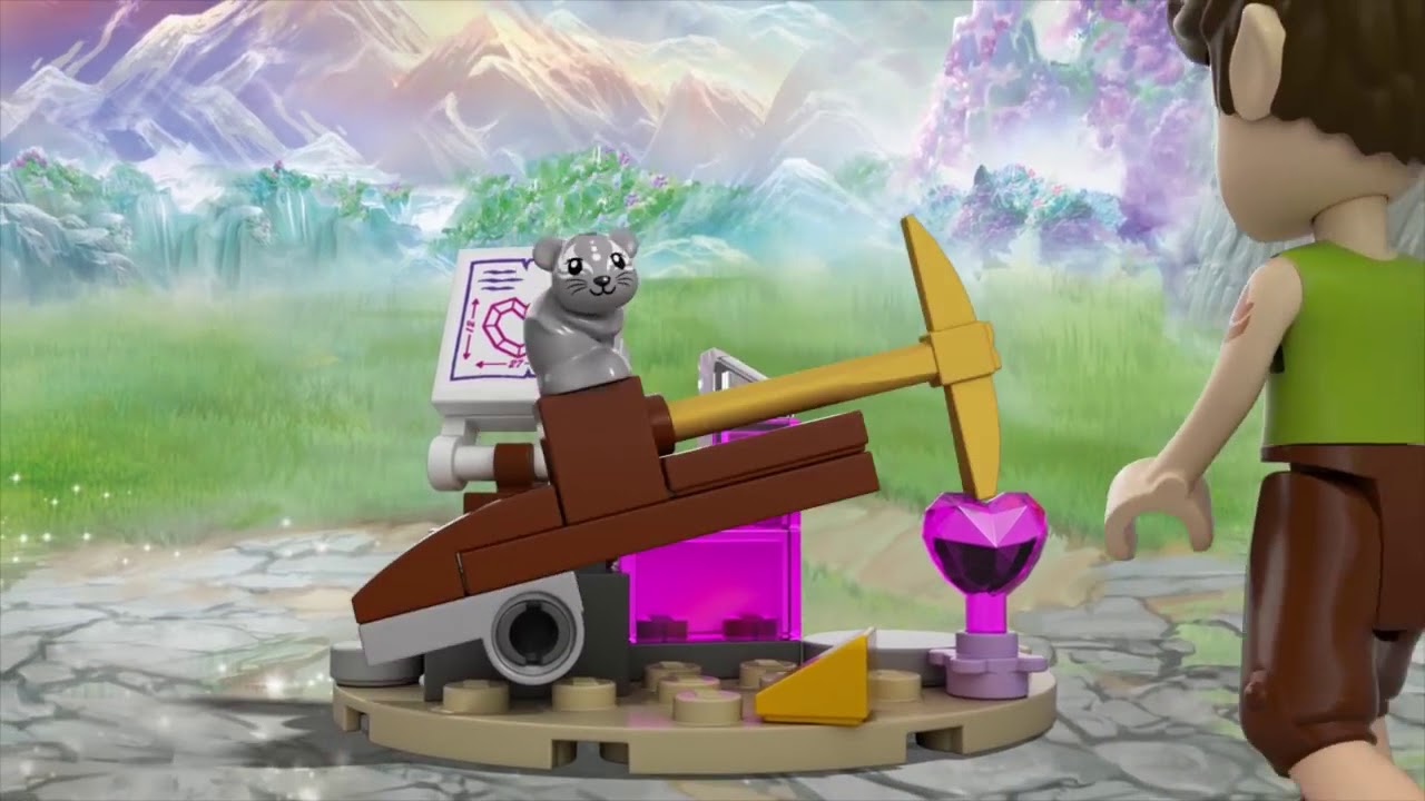 LEGO 41177 The Precious Crystal Mine - LEGO Elves - YouTube