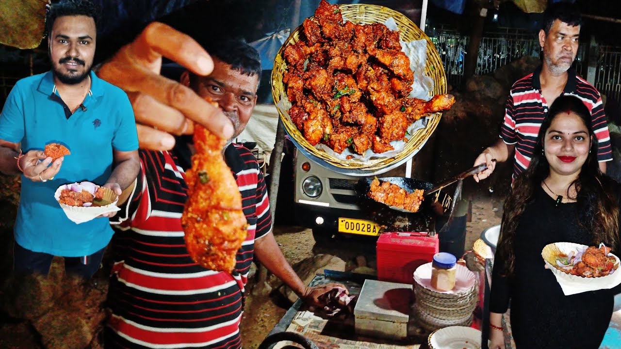 Girija Chicken Pakoda In Bbsr🔥||Most Crowded Chicken Pakoda Outlet ...