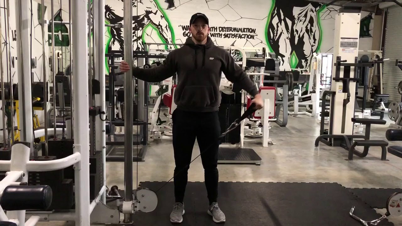 Cable Single-Arm Lateral Raise - YouTube