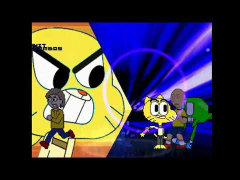 GLG6518 MUGEN Request: Gumball & Boris Vs Caillou GoAnimate & Darwin
