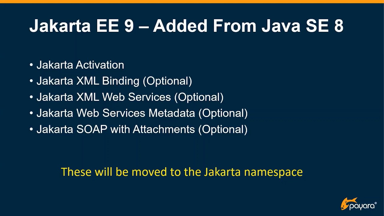 Jakarta EE 9 Release Plan | 2019-12-11 - YouTube