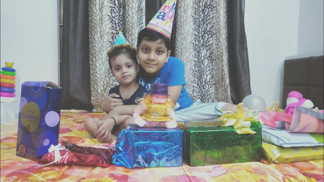 Mahira's birthday celebration. Gifts unboxing video🎁🎁💝💝. - YouTube