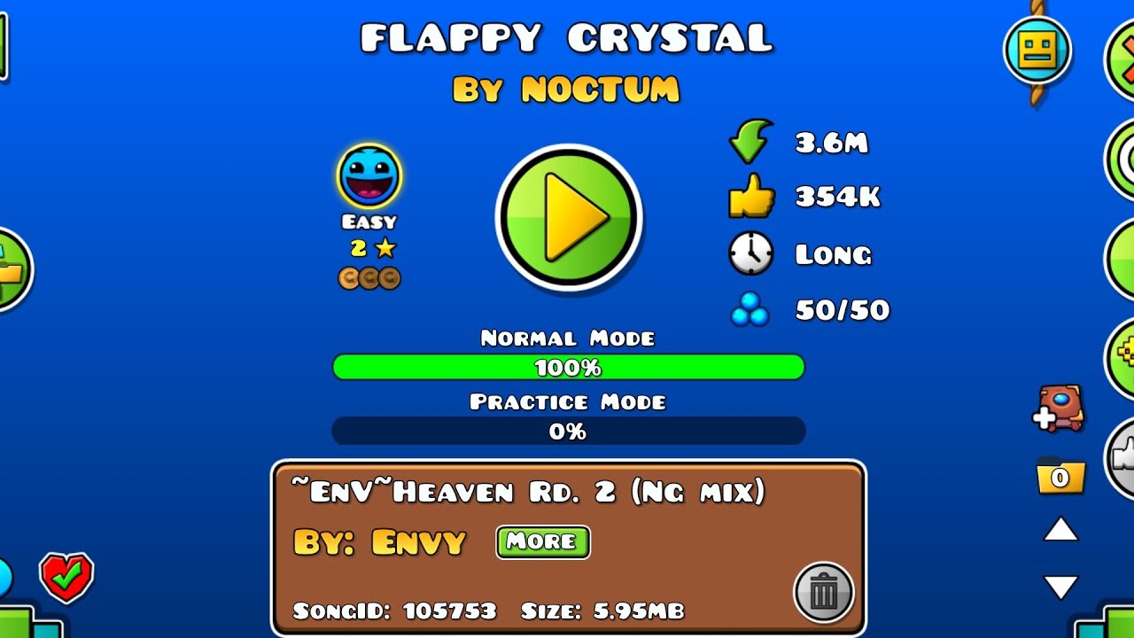 GD: Flappy crystal | No commentary - YouTube