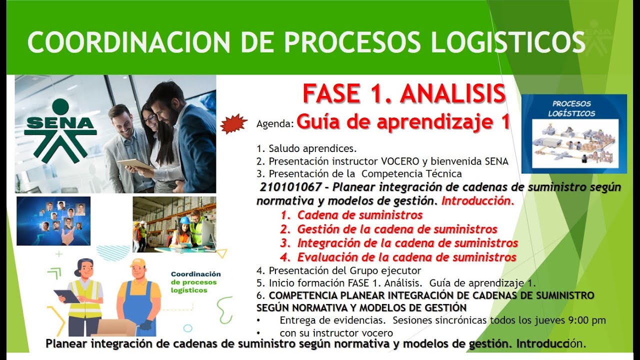 COORDINACION DE PROCESOS LOGISTICOS - COMPETENCIA PLANEAR INTEGRACION ...