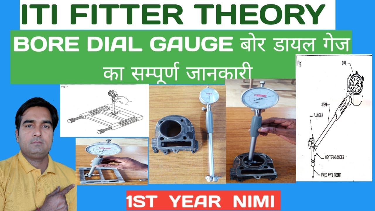 BORE DIAL GAUGE.((MECHANICAL COMPARATORS)ITI FITTER THEORY 1ST YEAR ...