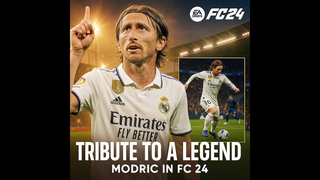 Tribute to Luka Modric in FC 24 #fc24 #football #edit #lukamodric - YouTube