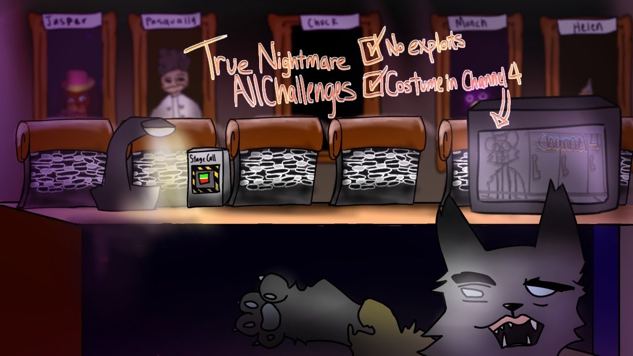 True Nightmare All Challenges w/ Costume in Channel 4 + True Nightmare ...