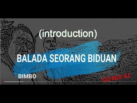 14280 balada seorang biduan bimbo Karaoke - YouTube