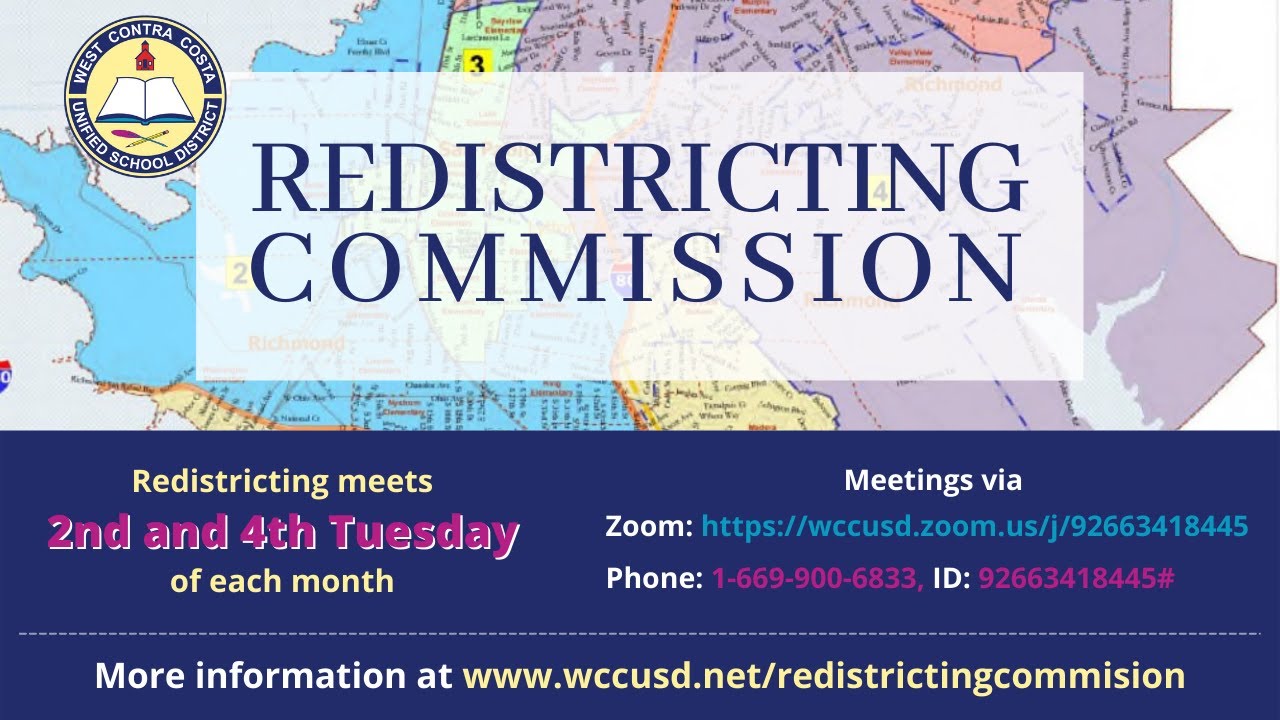 WCCUSD Independent Redistricting Commission Meeting June 29, 2021 - YouTube