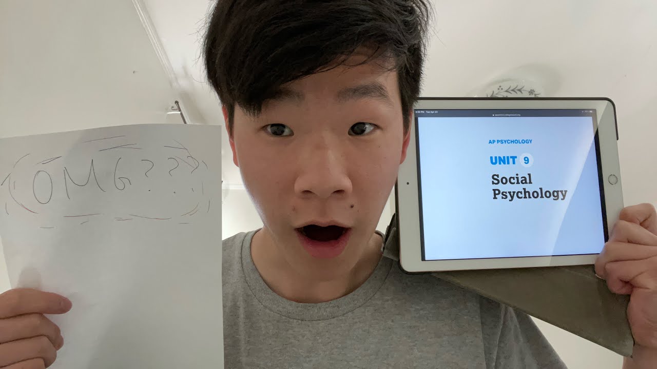 UNEDITED AP Psychology Unit 9: Social Psychology 3-Min Video for Gen-Z ...