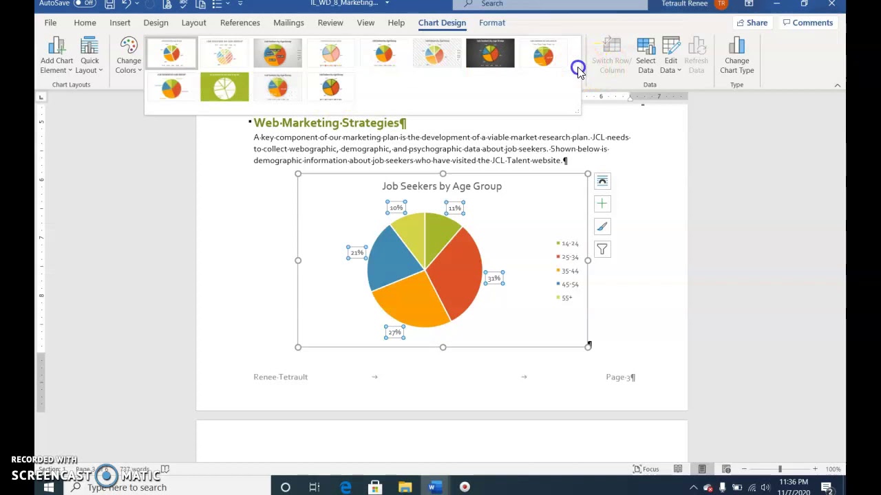Word Module 8 Textbook Project Part 2 - YouTube
