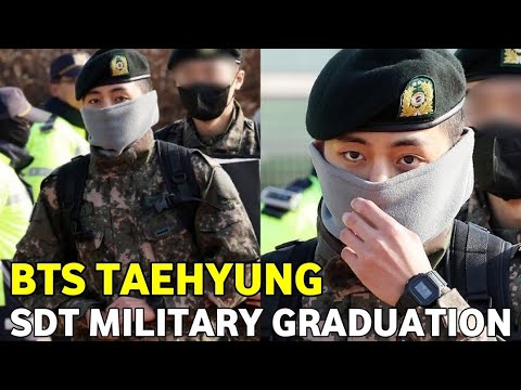 BTS Taehyung 2nd Military Graduation Ceremony BTS V Begin Serving in The SDT Military Police ...