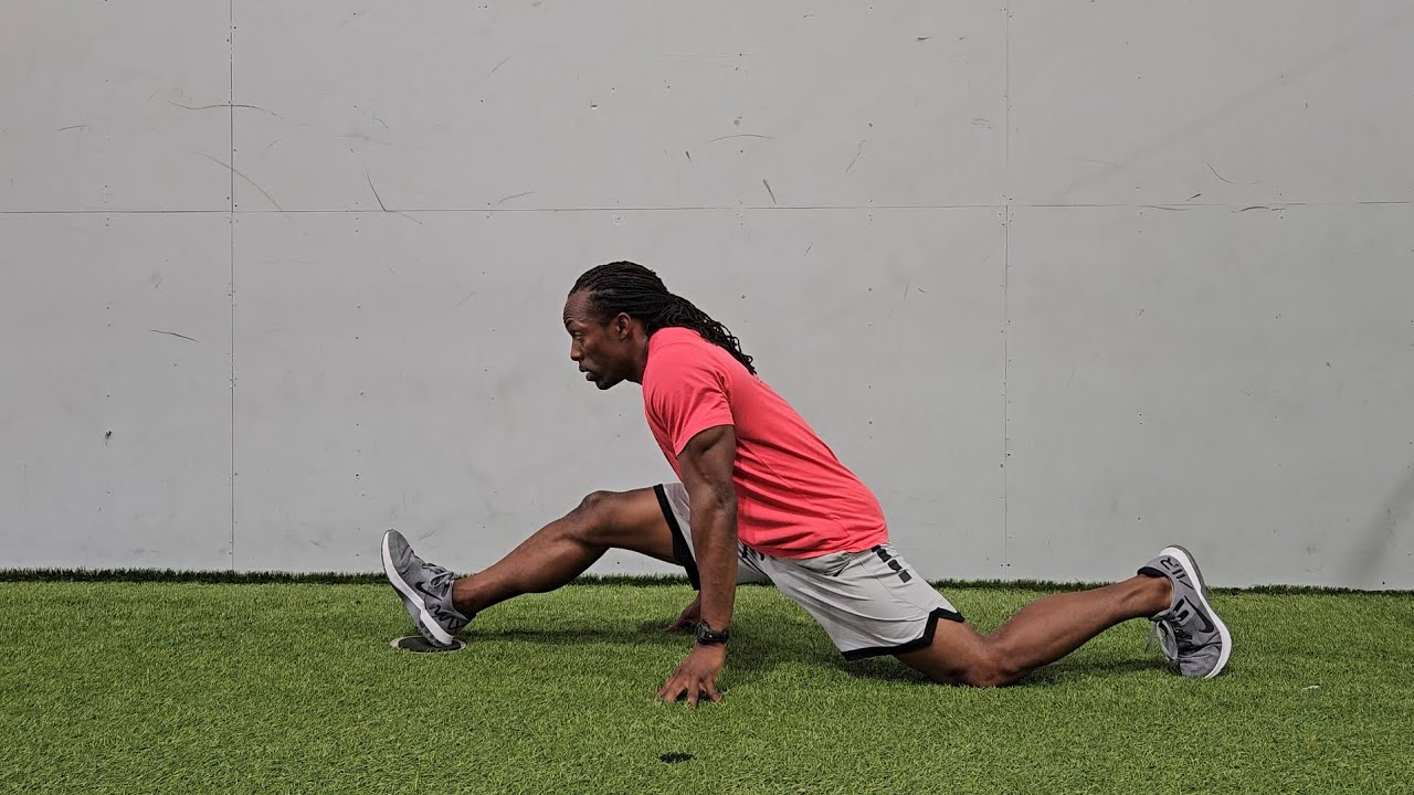 Slider Front Split Stretch - YouTube