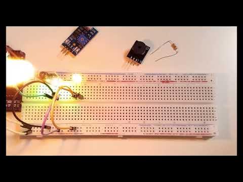 Arduino Eğitimleri Ders-7 ,Ses Sensörü ve Alev Sensörü (Yangın Alarmı-Ses ile Led Yakma) # ...
