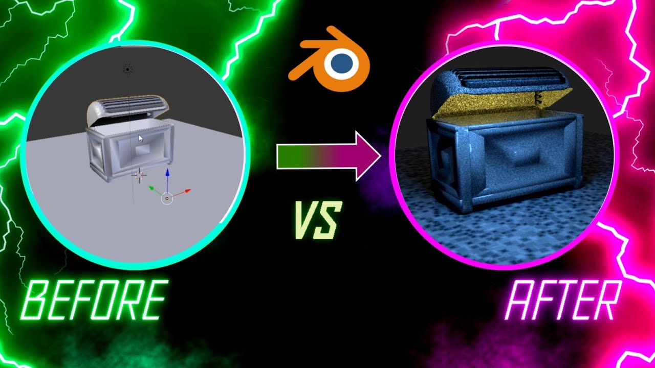 Create a Treasure chest in blender in 10 minutes - YouTube