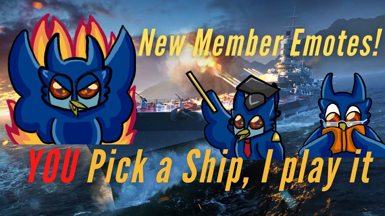 Pick a Ship Stream! Now with New Emotes! | World of Warships: Legends ...