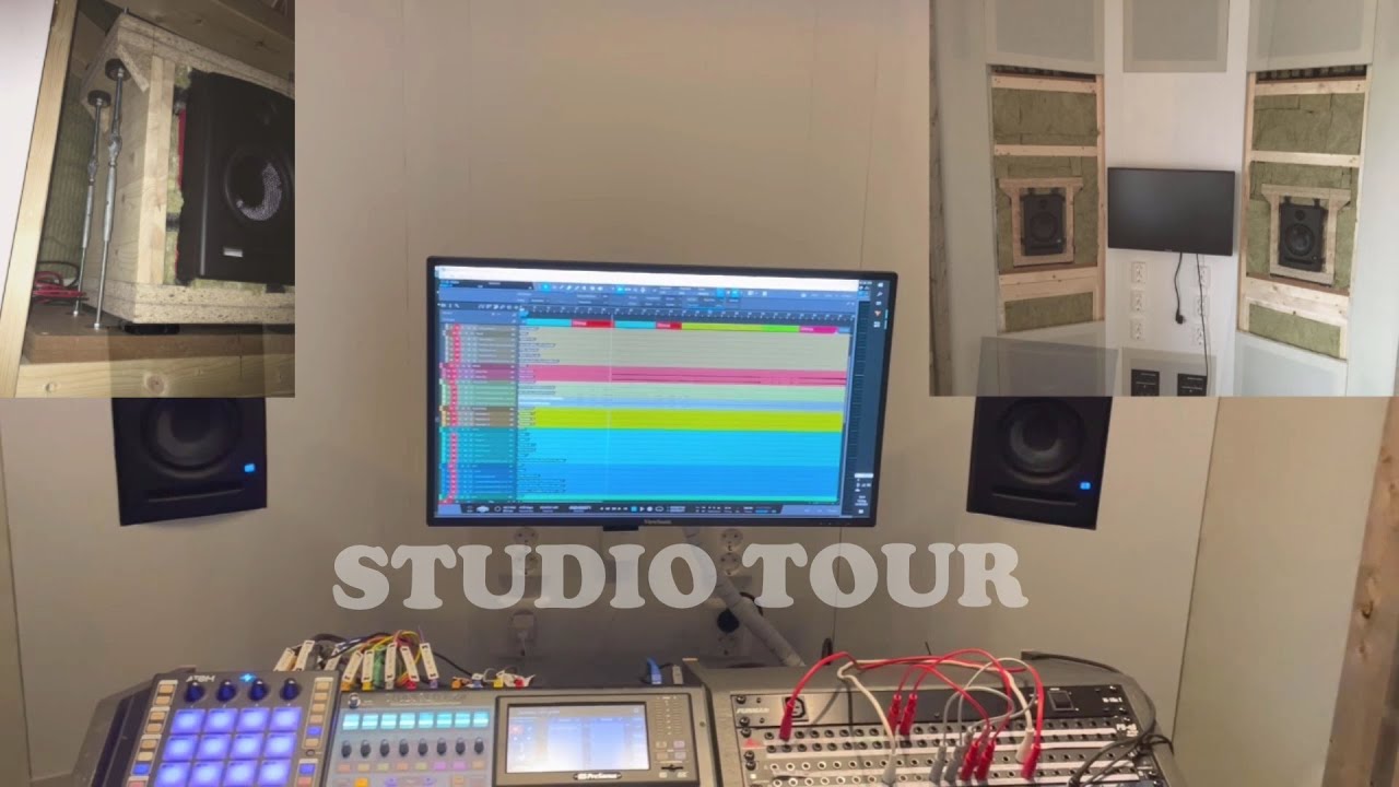 SMALL BEDROOM TO PROFESSIONAL RECORDING STUDIO BUILD | Studiobox tour ...