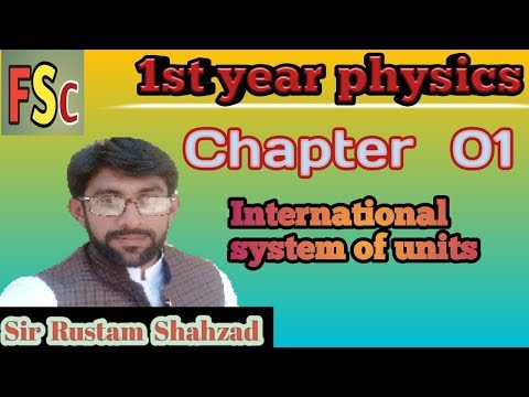 International System of Units 1st year physics lecture