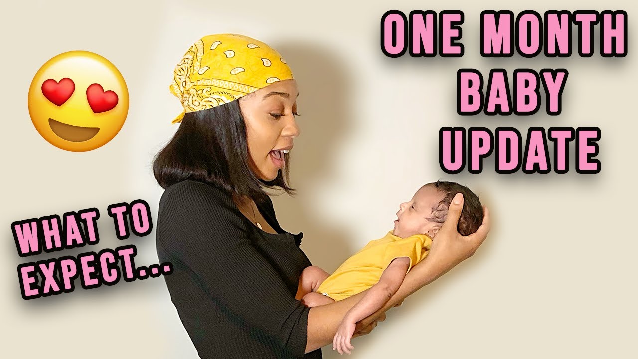 ONE MONTH BABY UPDATE | what to expect with a newborn ! - YouTube