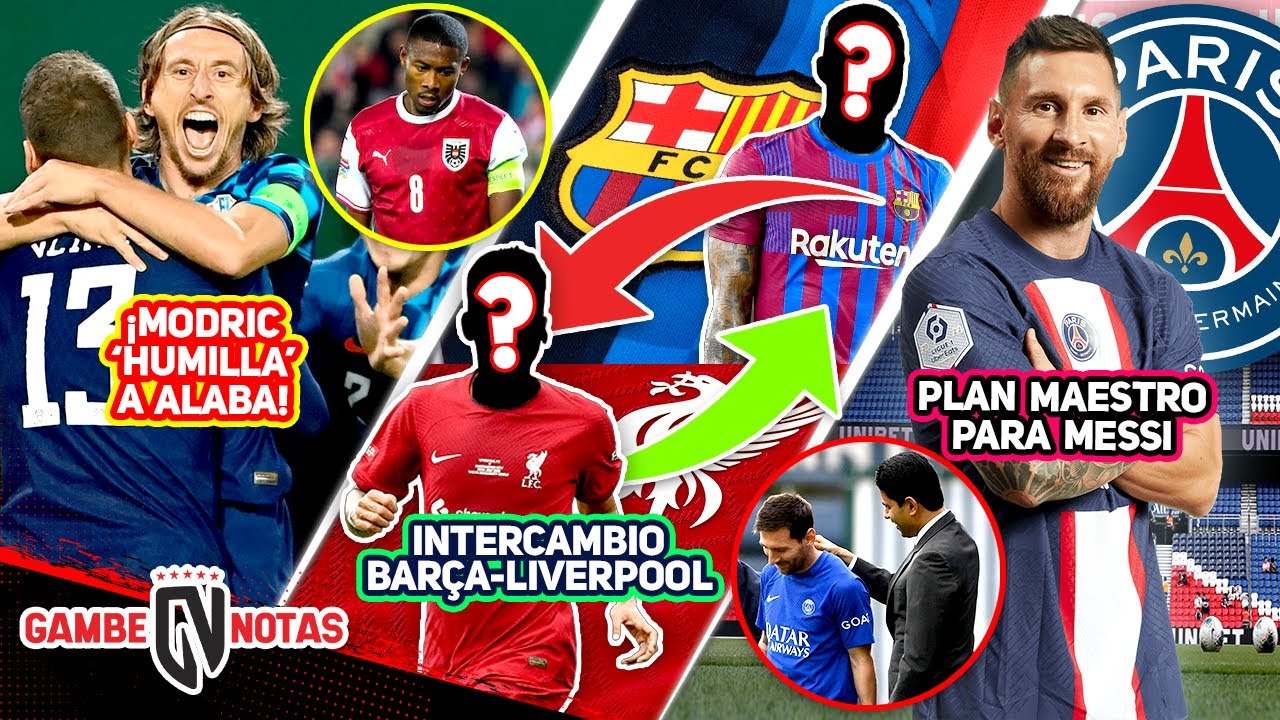 MODRIC HUMILLA a ALABA💥|TRUEQUE sorpresa BARÇA-LIVERPOOL😱|TREMENDO plan ...