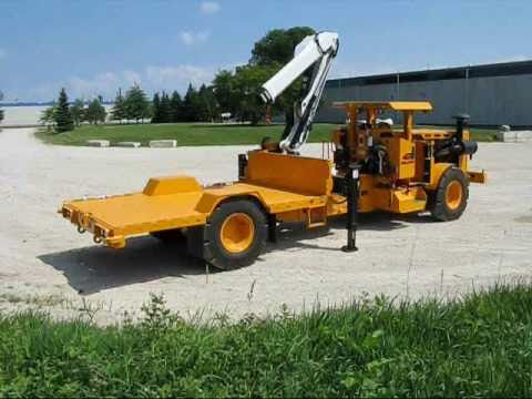 MacLean Engineering: BT-3 Boom Truck with Magnum Crane - YouTube