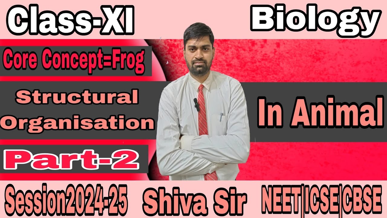 structural organisation in animal||class -11|frog|full chapter|part -2 ...
